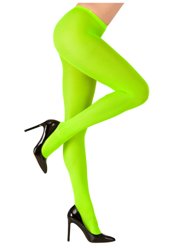 Collant Vert Fluo – Extensible 40 Deniers