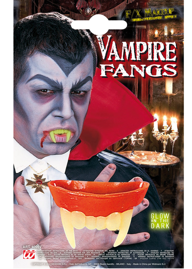 Dents de Vampire - Phosphorescentes - Idéal Halloween