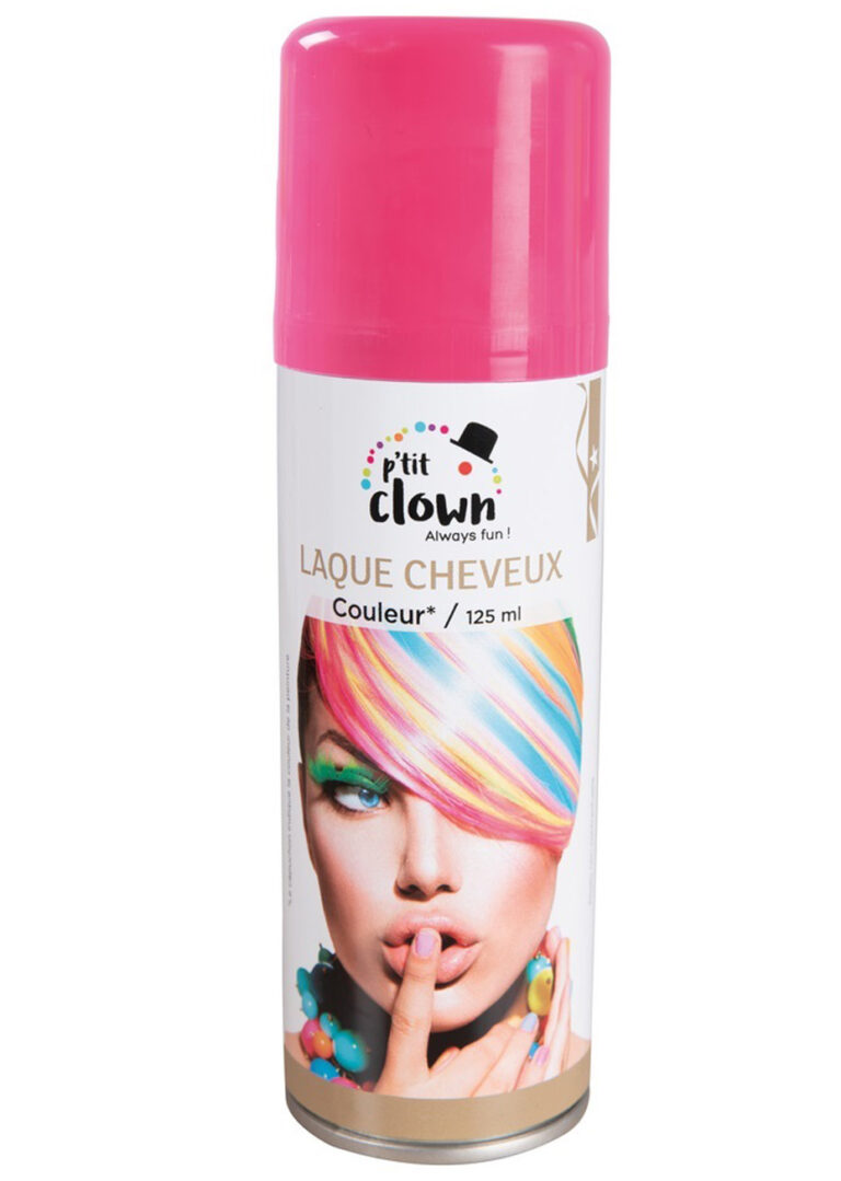 Laque Rose - Coloration Temporaire pour Cheveux - Effet Pop