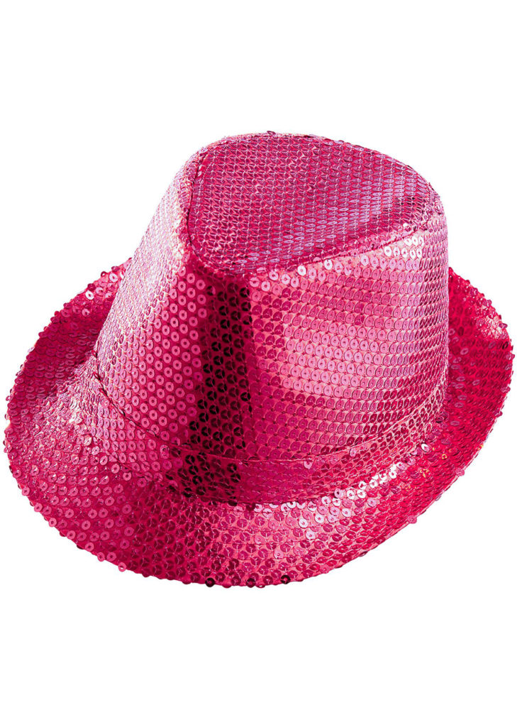 Chapeau Borsalino Paillettes Sequins, Rose Fuchsia - Aux Feux de la ...