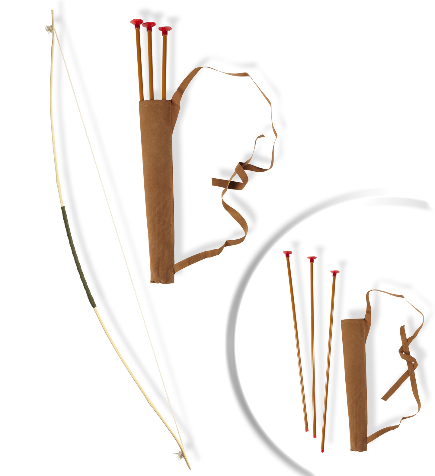 Arc et Flèches avec Carquois, 100 cm - Aux Feux de la Fête - Paris