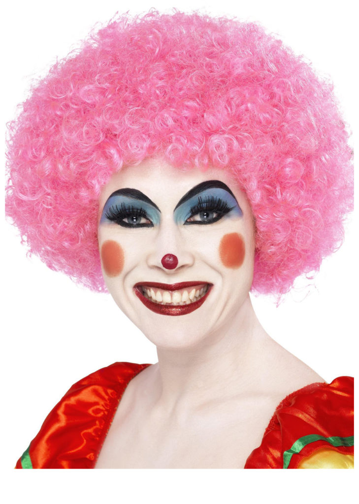 Perruque de Clown Rose - Aux Feux de la Fête - Paris