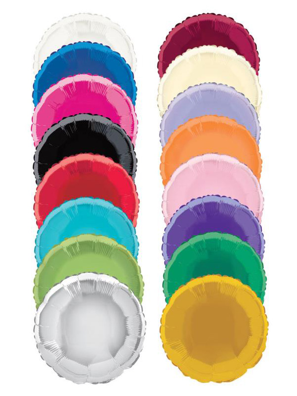 Ballon Aluminium Cercle « Uniq 13 Couleurs Aux Feux De La Fête