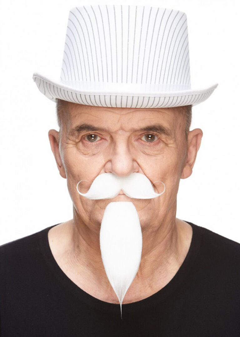 Moustache Mousquetaire avec Bouc – Postiche Adhésif, Qualité+