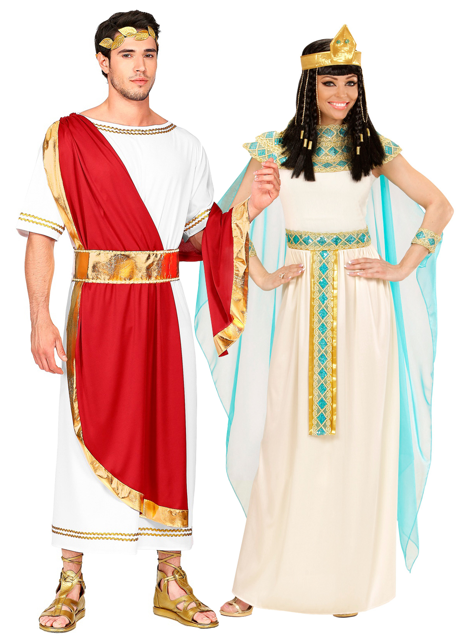 Déguisements Duo, Cléopatre et Jules César - Aux Feux de la Fête - Paris