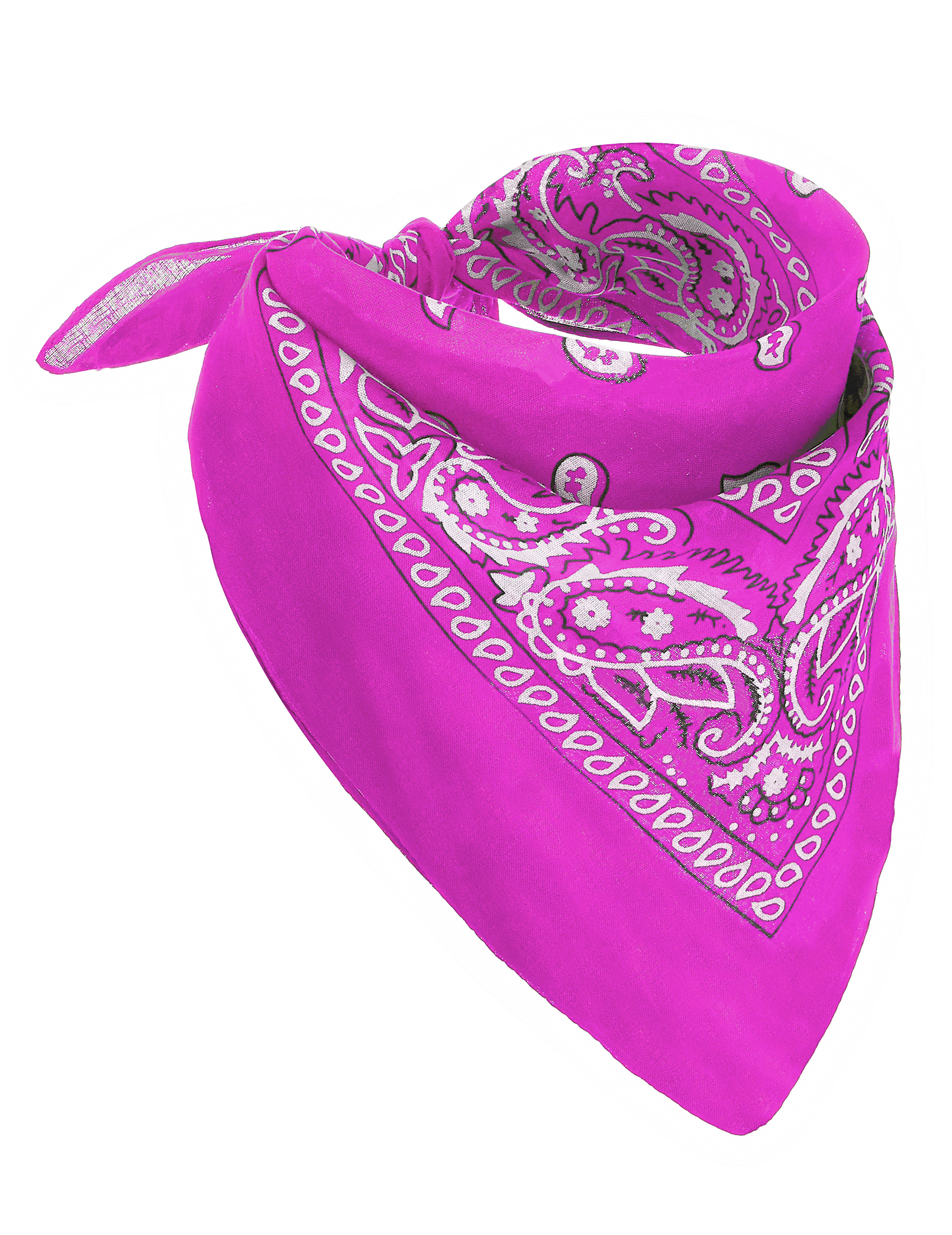 Bandana Fluo, Rose - Aux Feux de la Fête - Paris