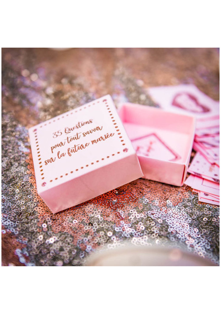 Boite de Jeu de Questions EVJF, Bride to Be - Aux Feux de la Fête