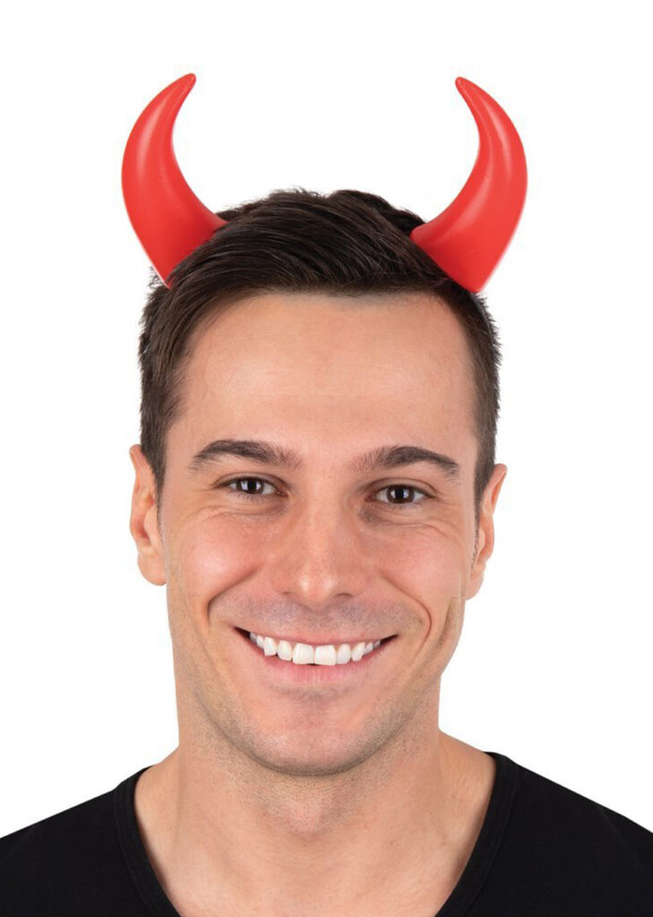 Grandes Cornes de Diable Rouges – Accessoire Halloween