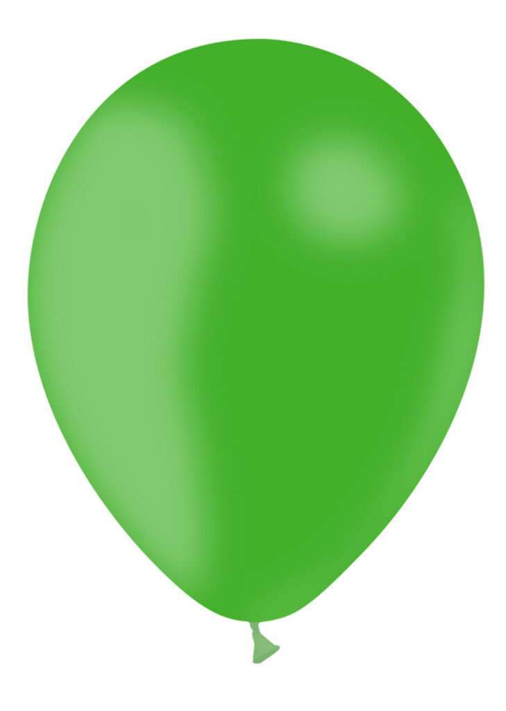 Ballons de Baudruche Verts – Latex 100% Biodégradable