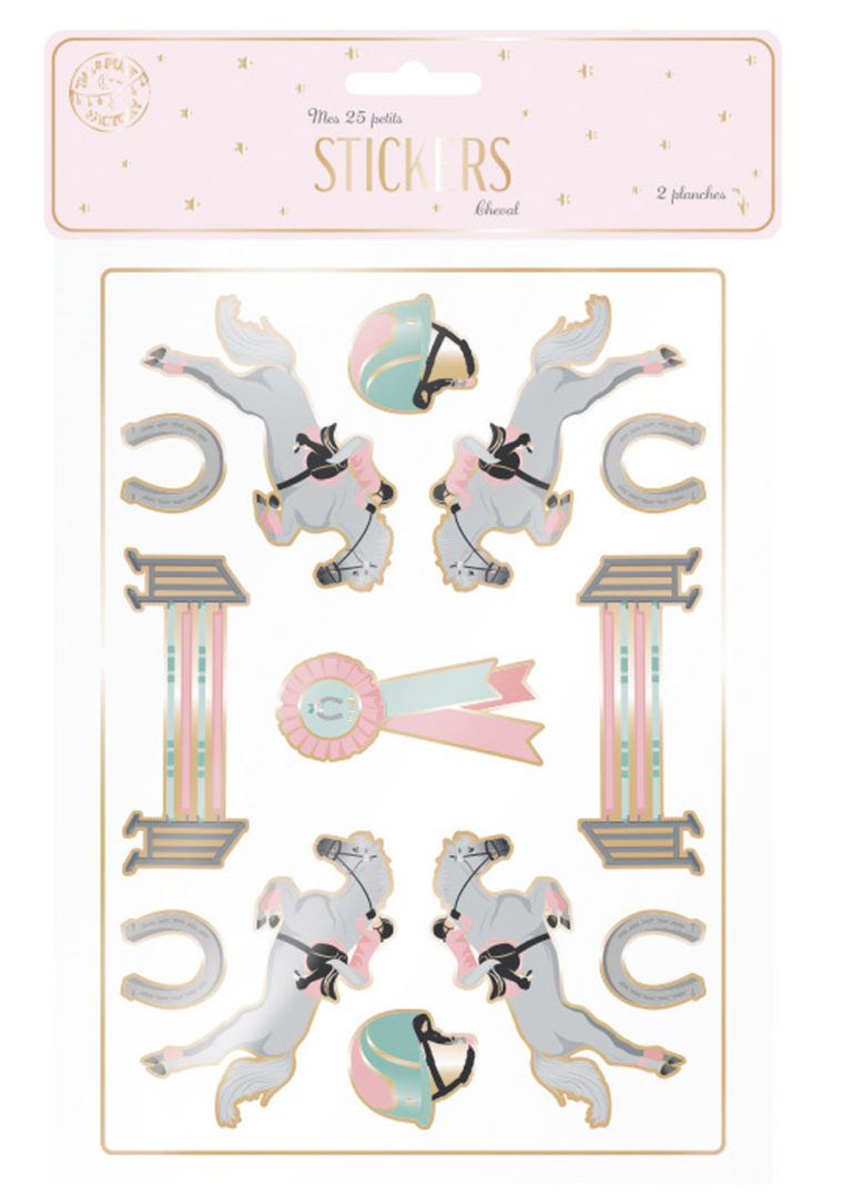 Stickers Cheval Lovely Moments, Autocollants - Aux Feux de la Fête