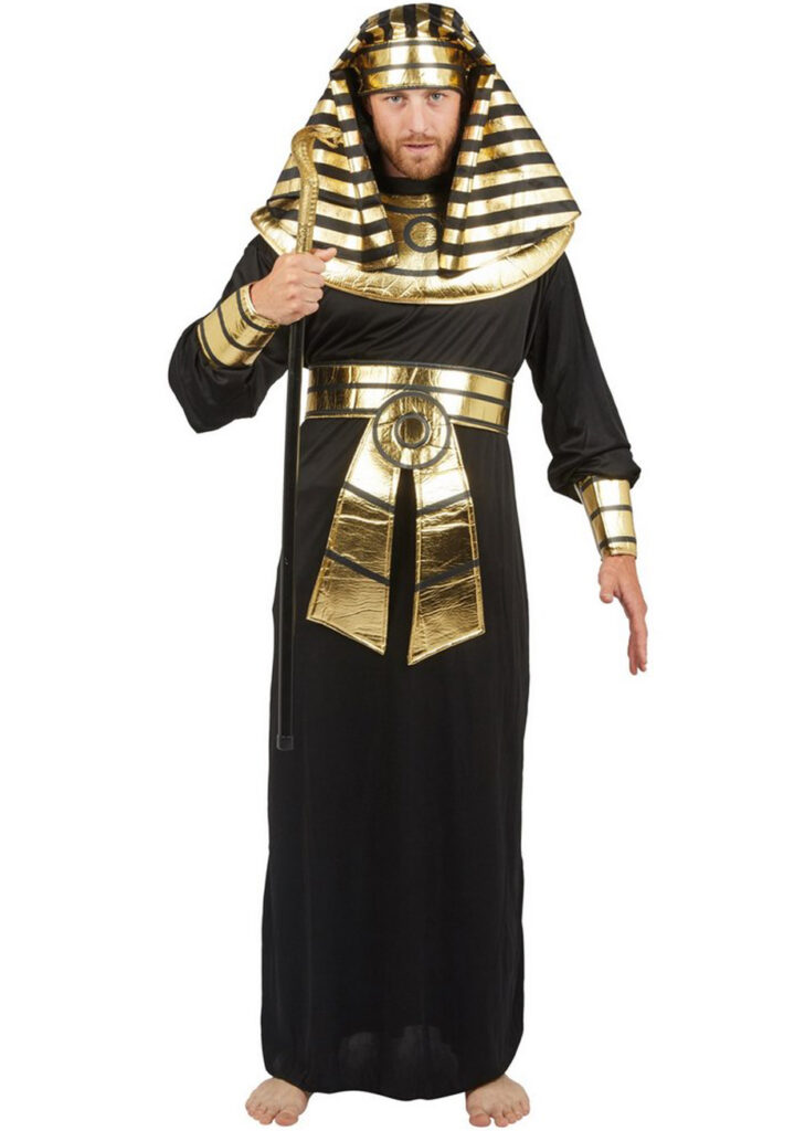 Déguisement de Pharaon Egyptien, Noir et Doré - Aux Feux de la Fête - Paris