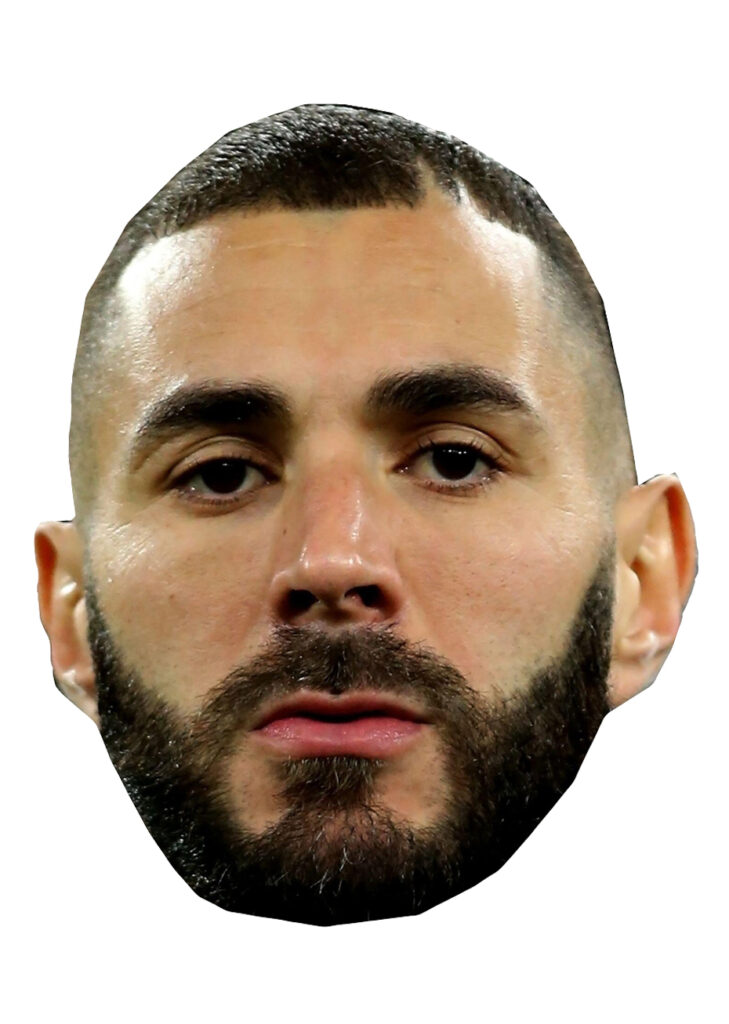 Masque de Karim Benzema - Aux Feux de la Fête - Paris