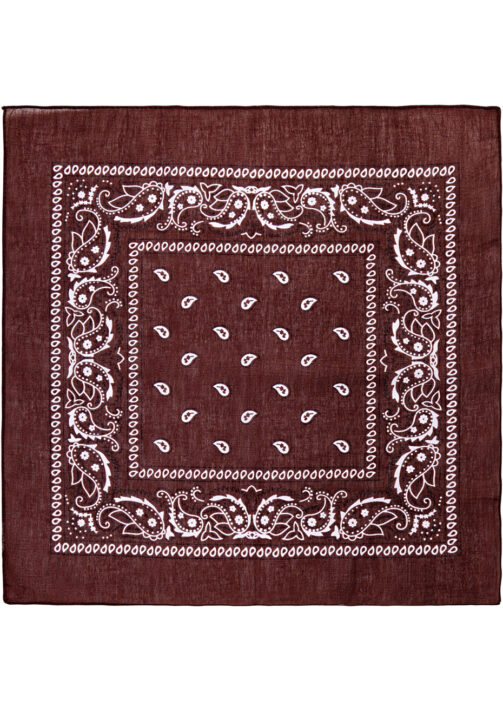 Bandana de Cowboy, Marron - Aux Feux de la Fête - Paris