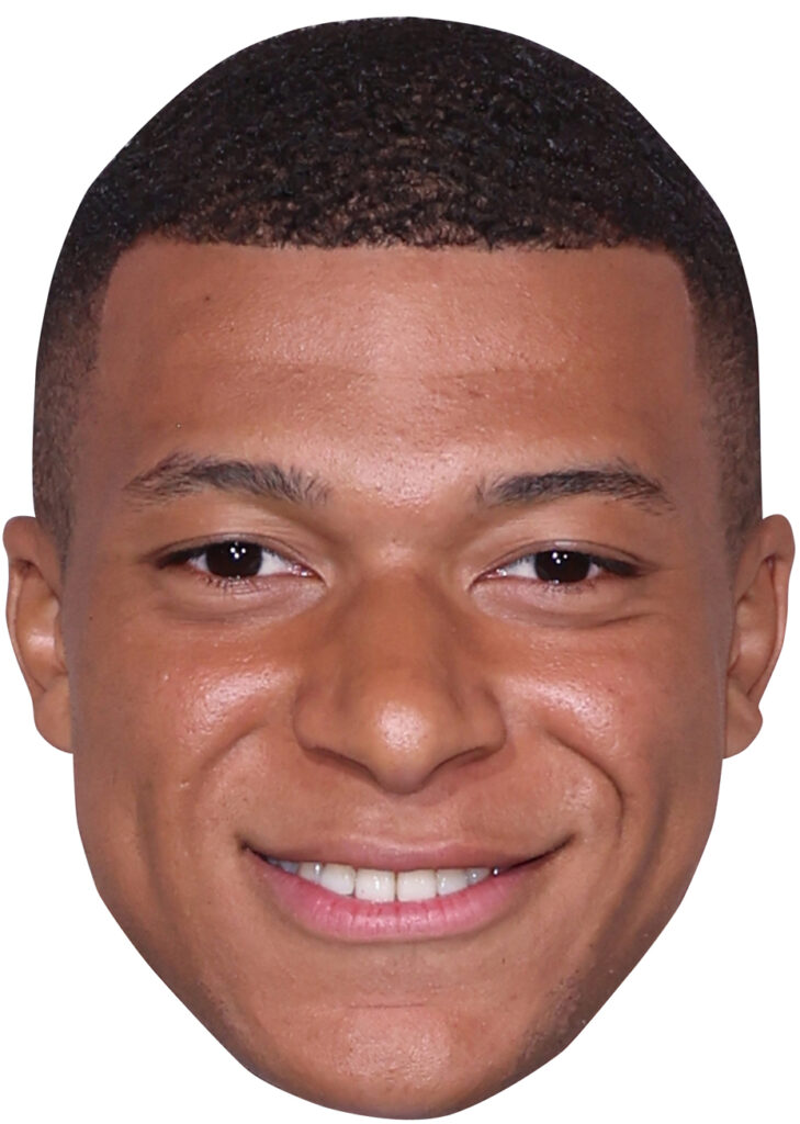 Masque de Kylian Mbappé - Aux Feux de la Fête