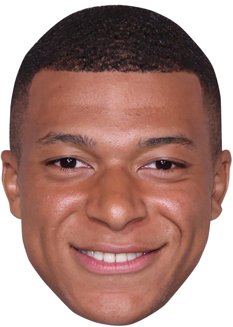 Masque de Kylian Mbappé - Aux Feux de la Fête